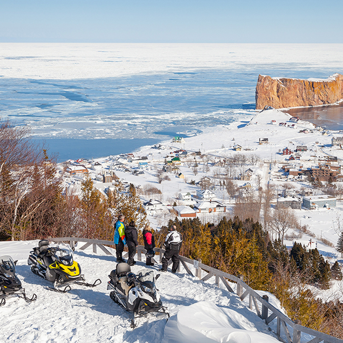 Plan a Snowmobile Trip in Gaspésie